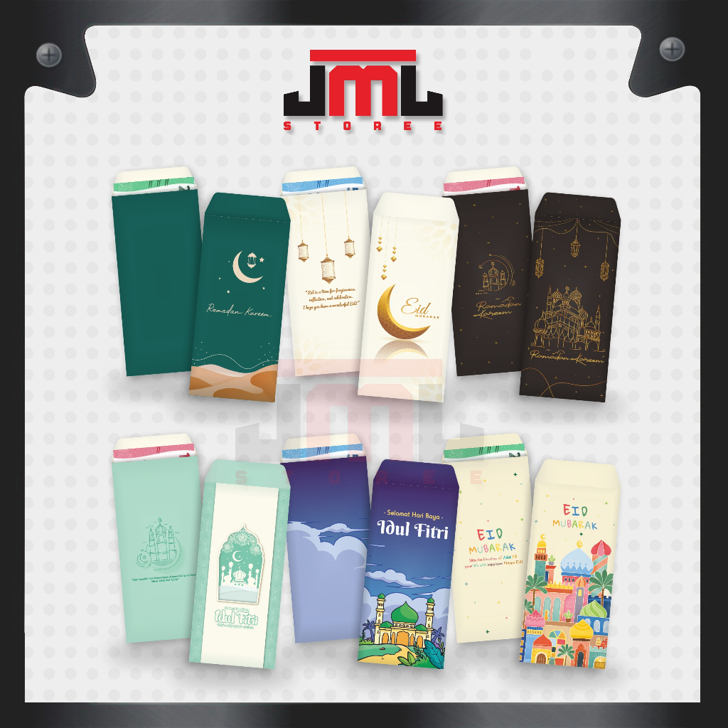 Jual Amplop Lebaran Ukuran Besar Panjang Idul Fitri Envelope Eid ...