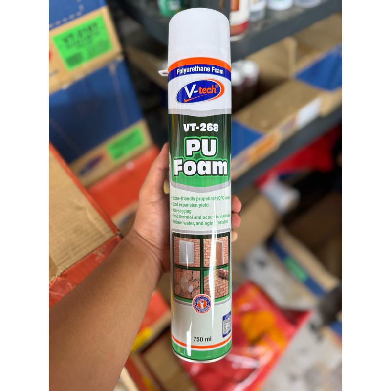 Jual VT-268 Sealant PU Foam Spray / Polyurethane Foam Spray / Sealant ...