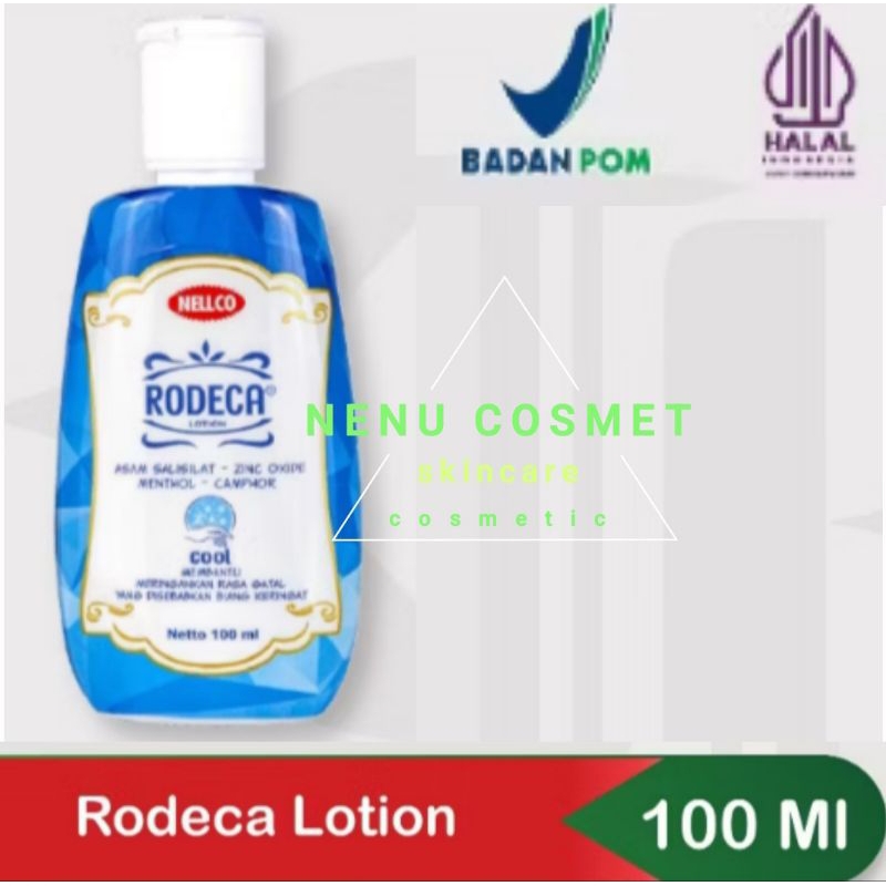 Jual Nellco Rodeca Lotion Menthol + Camphor Bedak Cair 100 ml | Shopee ...