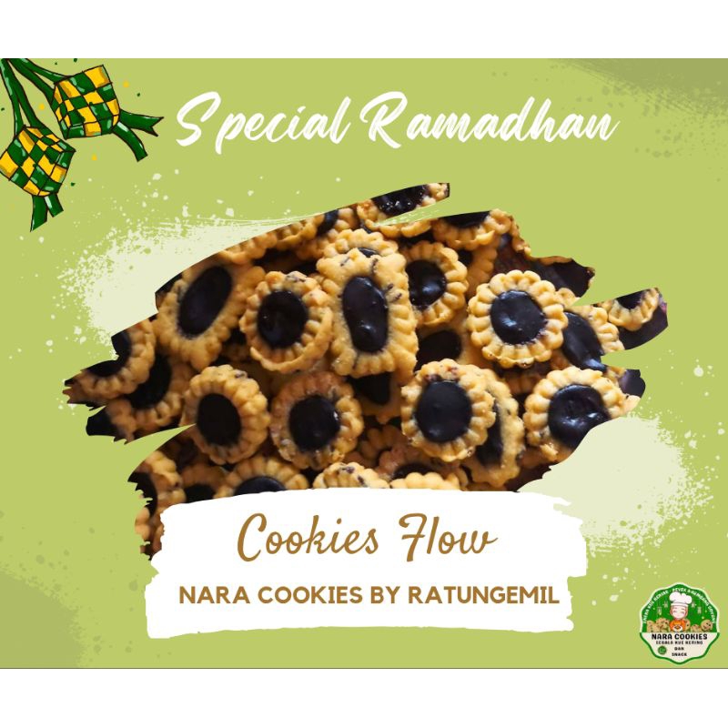 Jual Cookies Choco Flow Nara Cookies By Ratu ngemil HOMEMADE Toples ...