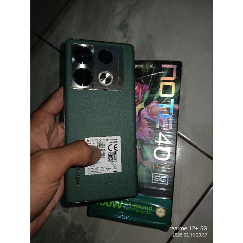 Jual infinix not 40 pro plus 5g 12/256 second fullset | Shopee Indonesia