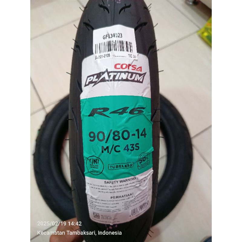 Jual Corsa R46 90 / 80 - 14 Ban Matic Soft Compond Pembuatan 2025 ...