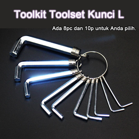Jual KUNCI L SET HEX KEY RING 8set/10set | Shopee Indonesia