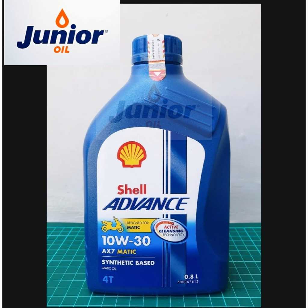 Jual OLI SHELL ADVANCE AX7 4T BEBEK 10W-40-MATIC SCOOTER 10W-30 0,8L | Shopee Indonesia