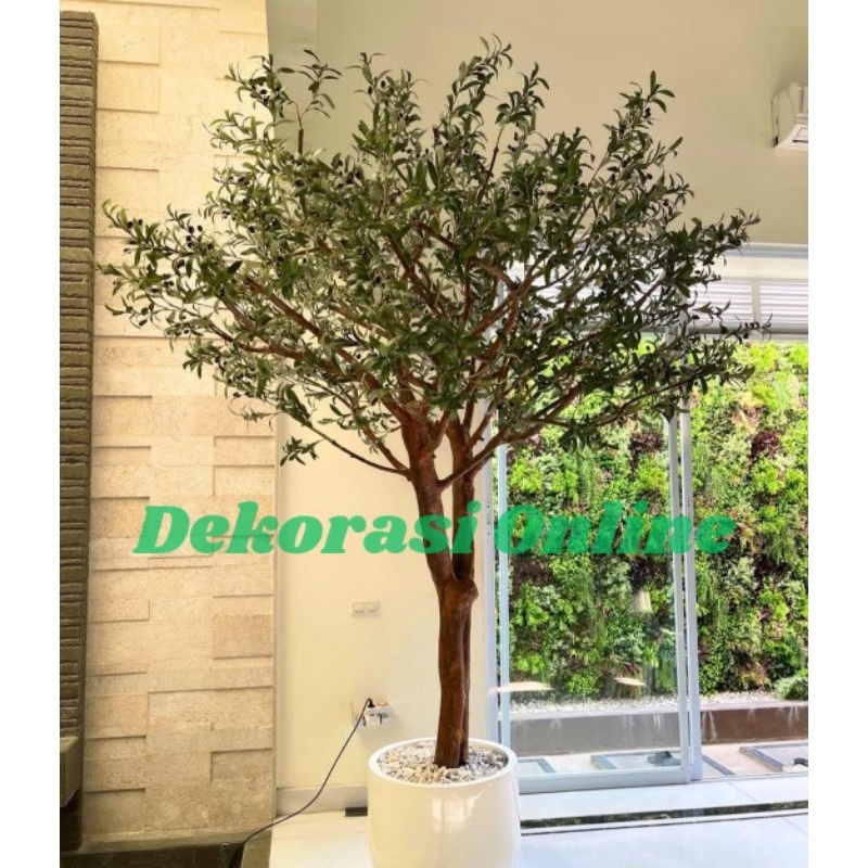 Jual pohon zaitun olive tree artificial hiasan ruangan dekorasi cafe ...