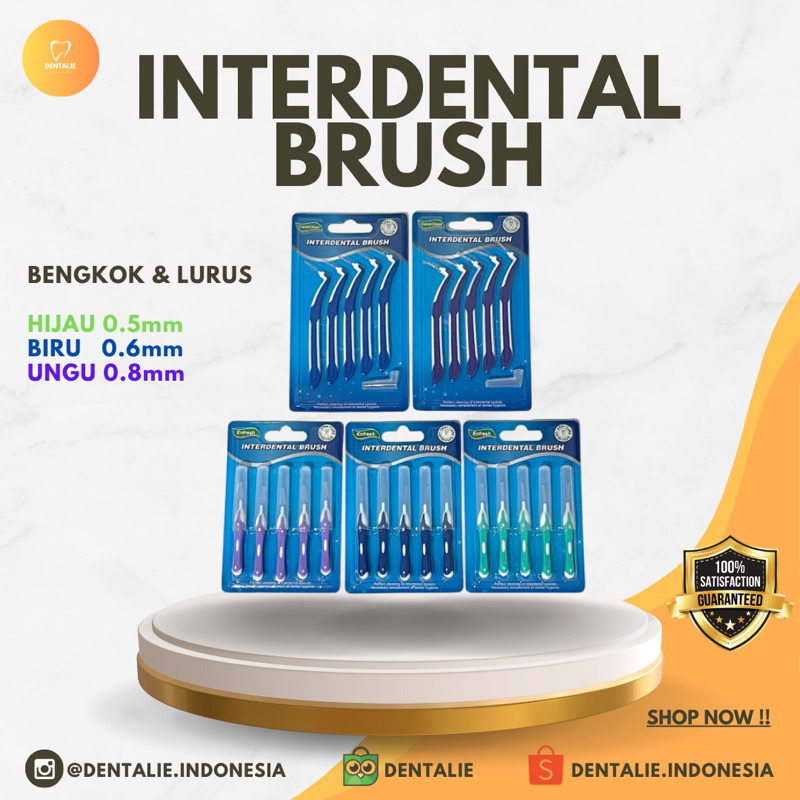 Jual INTERDENTAL BRUSH BENGKOK & LURUS / SIKAT SELA GIGI DAN BEHEL ...