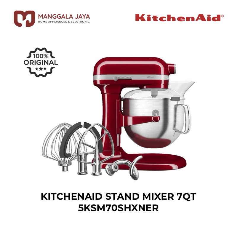 Jual KitchenAid Stand Mixer Bowl Lift 7-Quart 5KSM70SHXNER | Shopee Indonesia