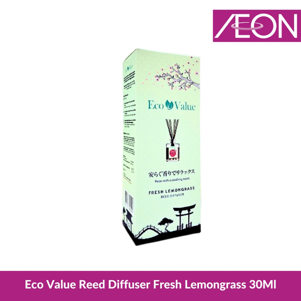 Jual Eco Value Reed Diffuser Fresh Lemongrass 30mL | Shopee Indonesia