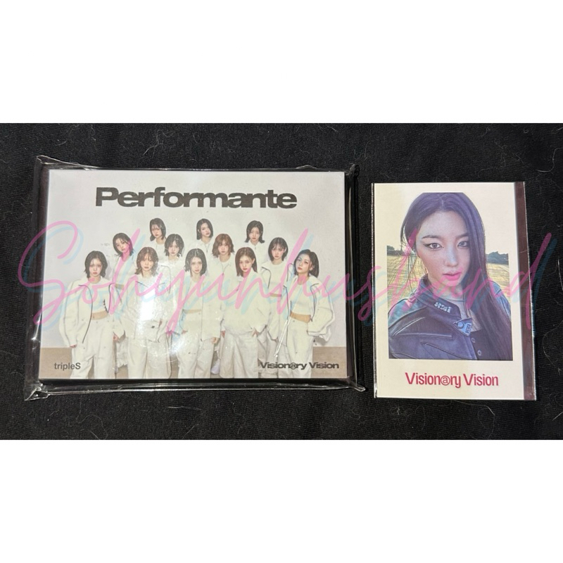 Jual Official tripleS VV Visionary Vision Performante QR Ver + Sohyun POB | Shopee Indonesia