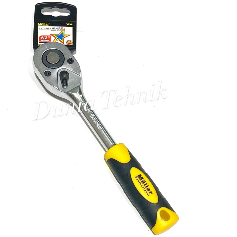 Jual Stang Kunci Sok Rachet MOLLAR Gagang Sok Ratchet 1/2” x 10” Gagang ...