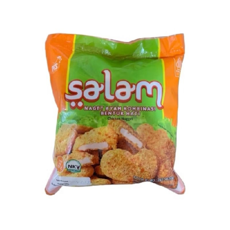 Jual SALAM Nugget Ayam bentuk Hati 500g | Shopee Indonesia