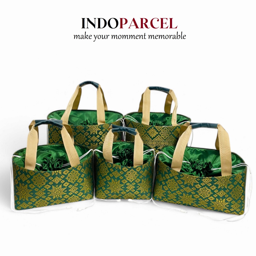 Jual INDOPARCEL - Tas Baki Songket Tas Keranjang Parcel Songket ...