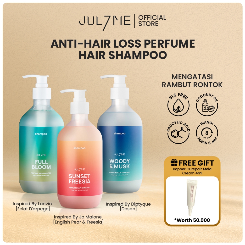 Jual Julyme Anti Hair Loss Perfume Shampoo 500ml - Sampo Rambut Rontok, Wangi Parfum Tahan Lama ...
