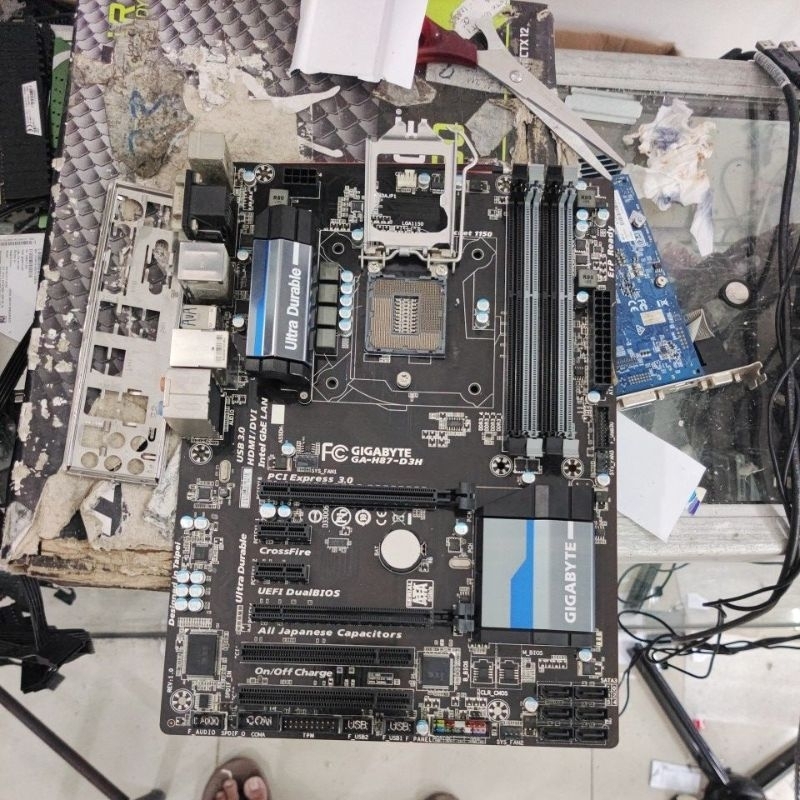 Jual Mainboard Gigabyte h87 ddr3 socket 1150 | Shopee Indonesia
