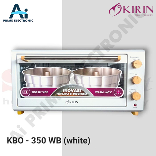Jual KIRIN KBO 350 WB WIde Body Oven Listrik Pemanggang Panggangan Low Watt Warna Putih 35 Liter ...
