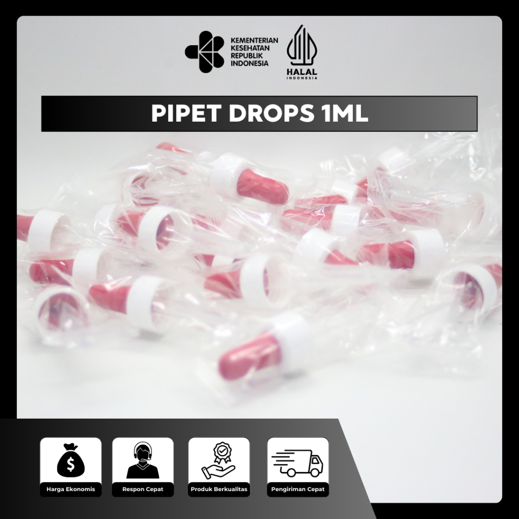 Jual Pipet Drop 1ml | Pipet Tetes 1ml | Shopee Indonesia