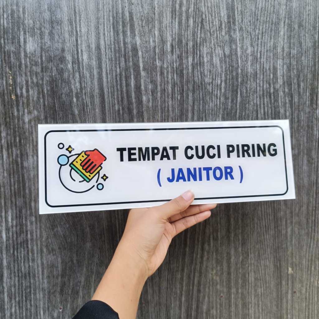 Jual PAPAN AKRILIK dan STIKER, TEMPAT CUCI PIRING, AKRILIK CUSTOM ...