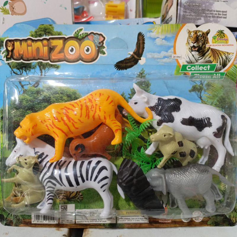 Jual Mainan Anak Mini Zoo Kebun Binatang OCT 1216 | Shopee Indonesia