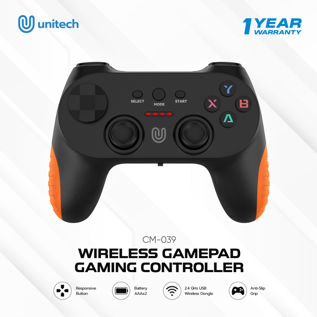 Jual Gamepad Wireless 2.4G Unitech CM-039 untuk Hp Android Tablet PS3 ...