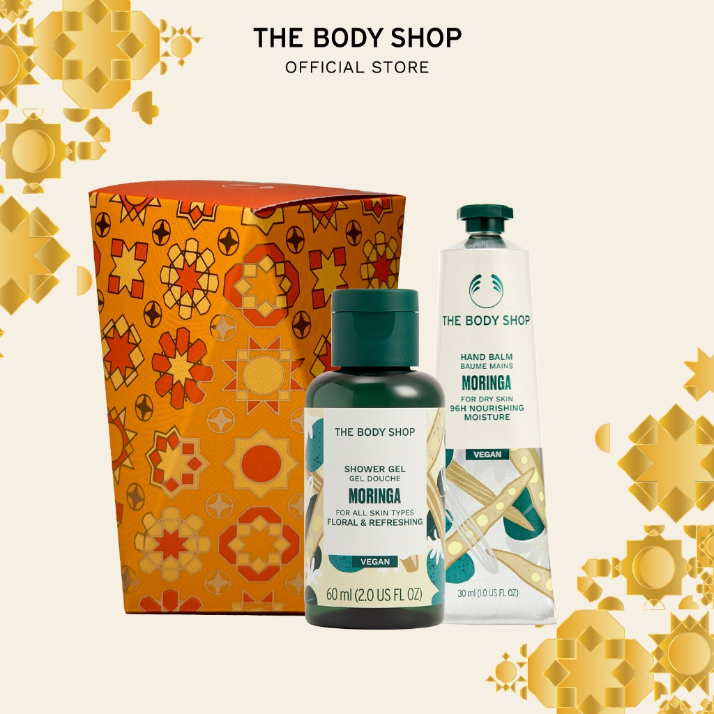 Jual The Body Shop Gift Hampers Ramadan Moringa Nourishing Duo | Shopee ...