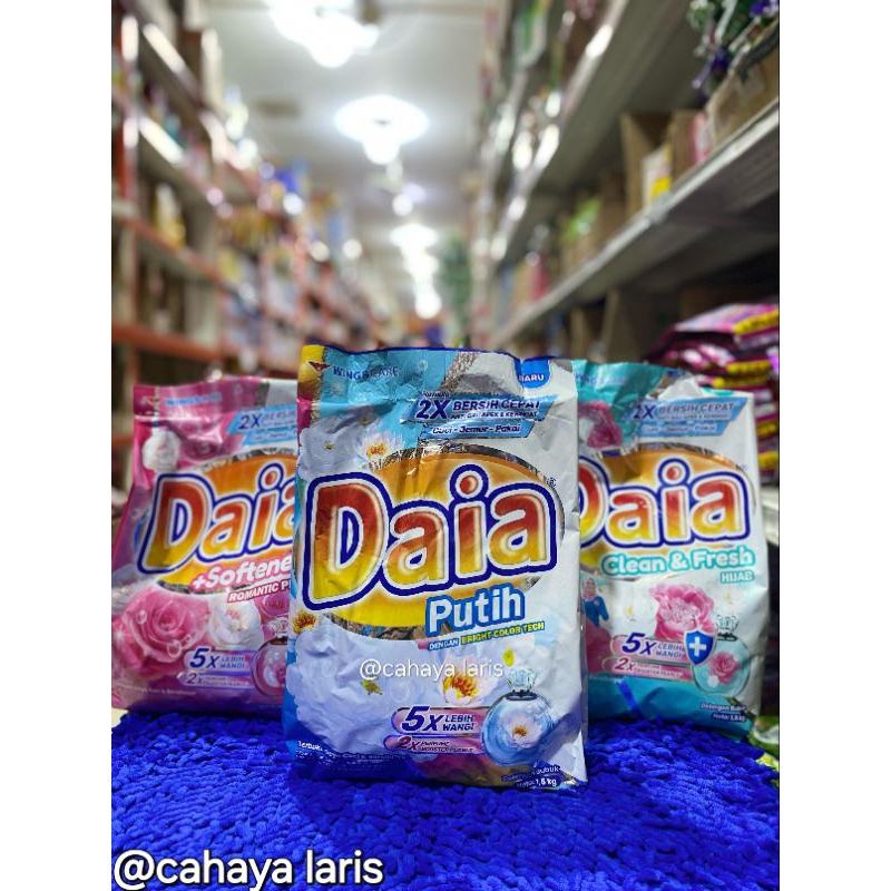 Jual DAIA DETERGENT BUBUK SOPTENER 1,5 KG | Shopee Indonesia
