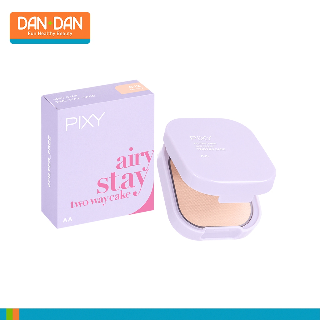 Jual Pixy Airy Stay Two Way Cake C12 Fair Ivory 9G (448064) | Shopee ...