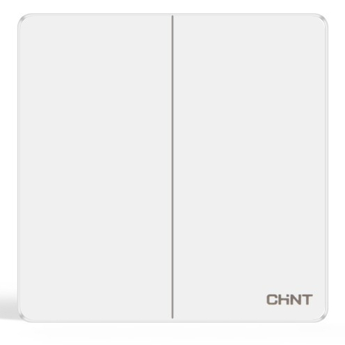 Jual Saklar Double 2-Gang 1-Way Switch NEW2-M00300 CHINT | Shopee Indonesia