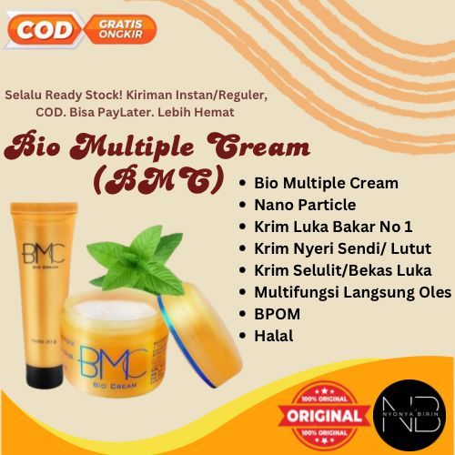 Jual BMC Bio Multiple Cream P3K Salep Luka Bakar Pusing Nyeri Sendi ...