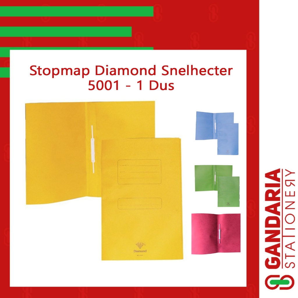 Jual Stopmap Diamond/ Map Diamond Snell / Snelhekter 5001 map kertas acco - 1 Dus | Shopee Indonesia