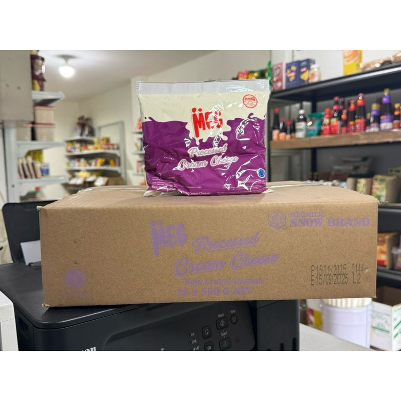 Jual MEG Processed Cream cheese 16pcs x 500gr (1DUS) | Shopee Indonesia