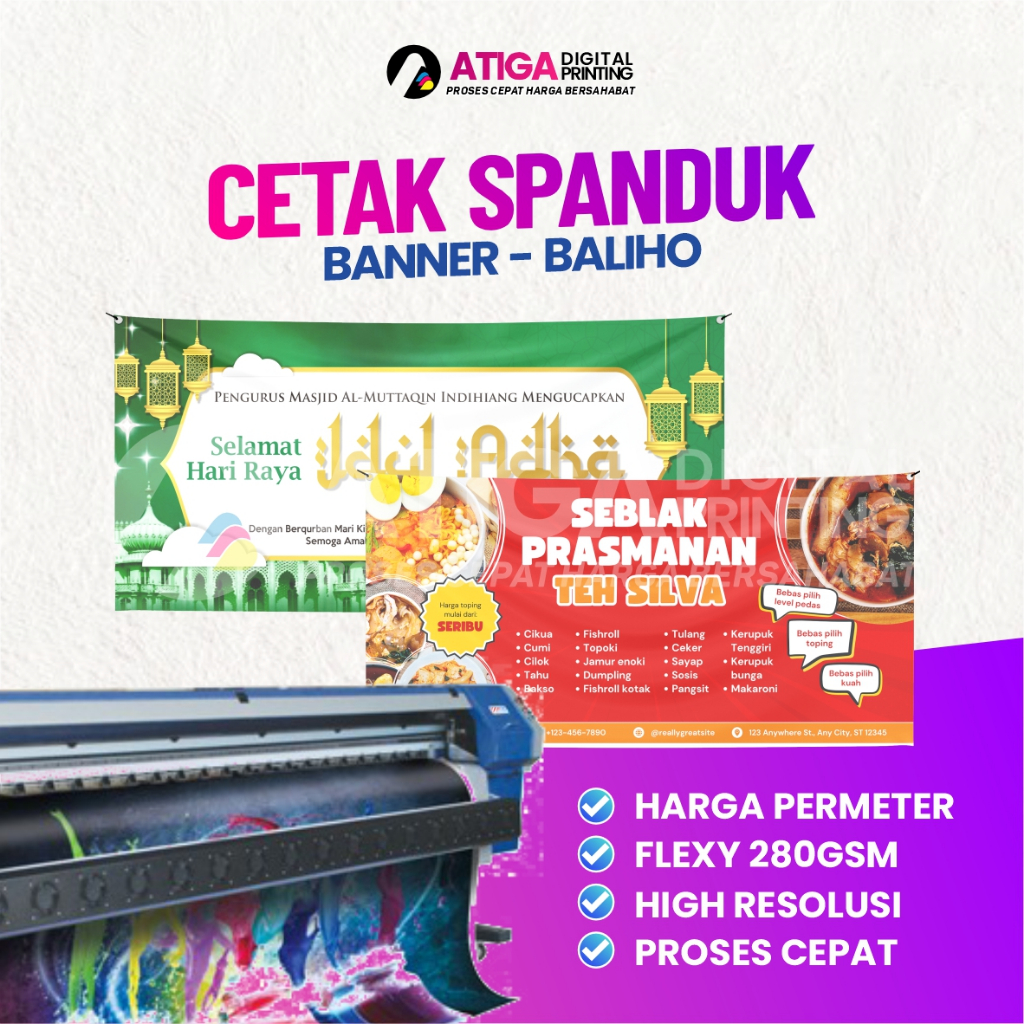 Jual Cetak Spanduk Banner - Cetak Baliho MMT Banner Flexy 280 gsm ...