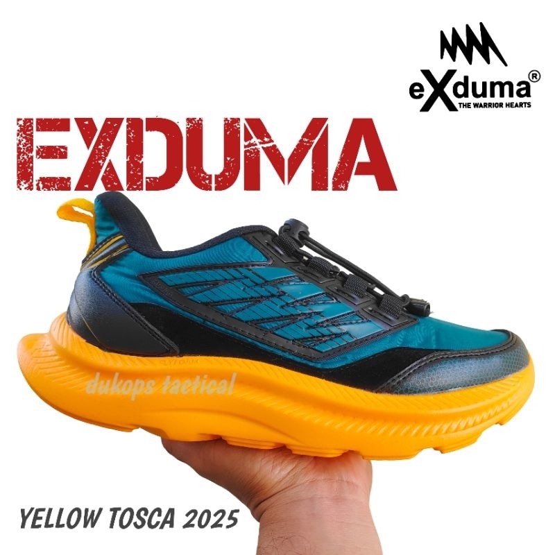 Jual SEPATU EXDUMA YELLOW TOSCA NEW 2025 RUNNING | Shopee Indonesia