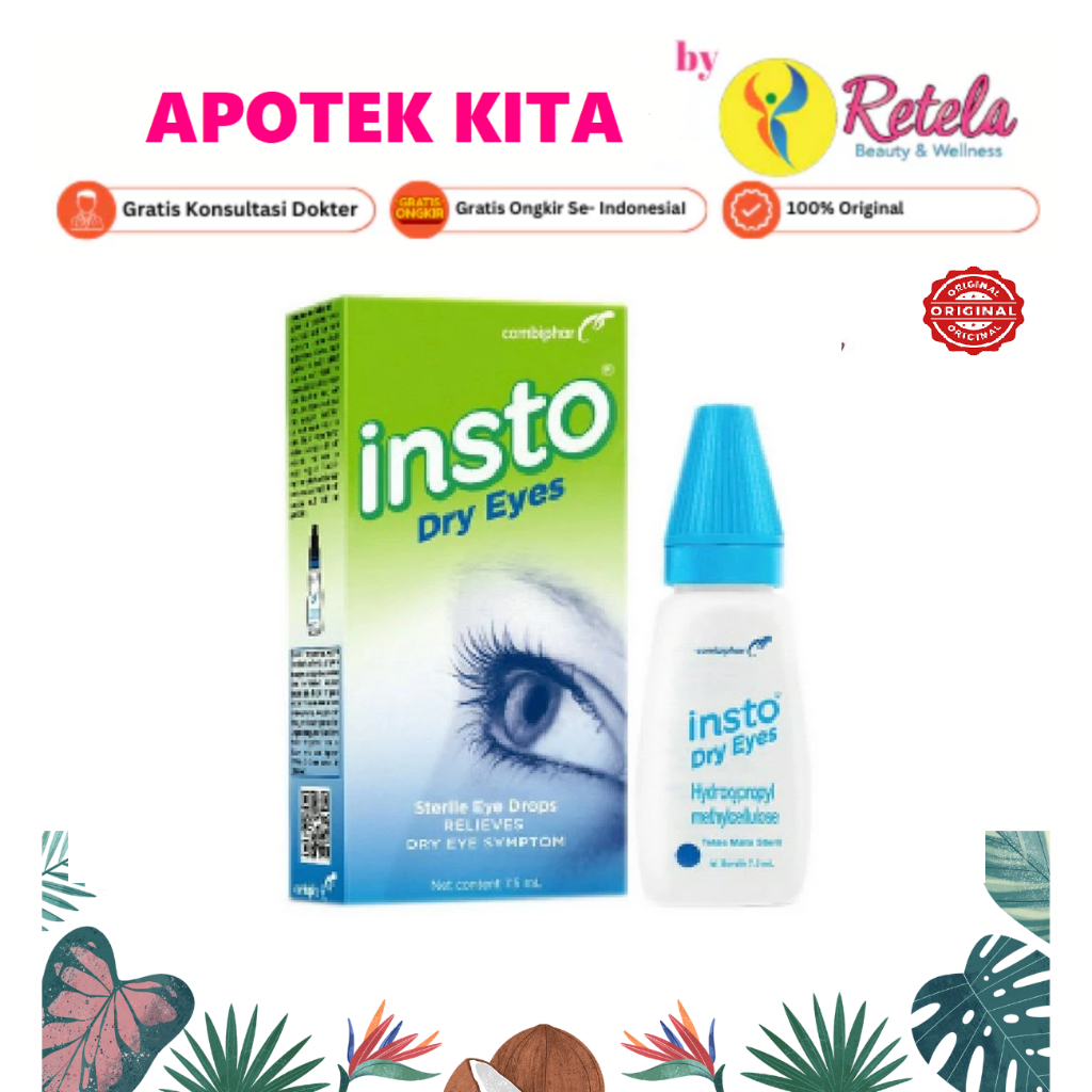 Jual INSTO DRY EYES TETES MATA 7,5ML | Shopee Indonesia
