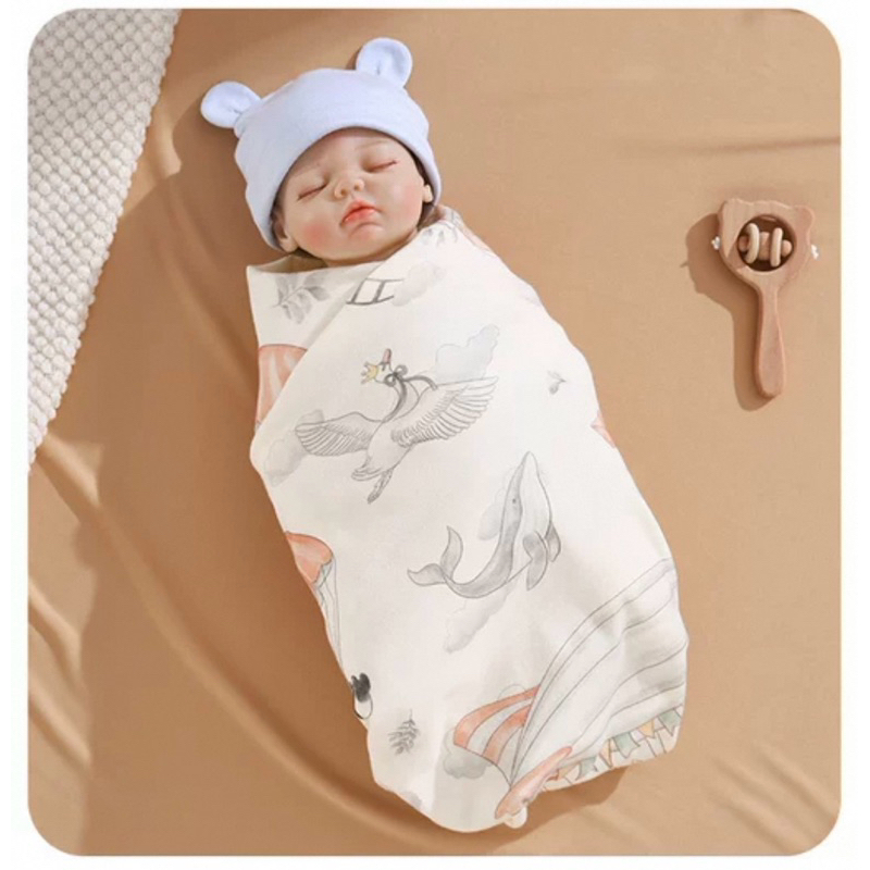 Jual Kain Muslin Bedong Serbaguna Alas Tatakan Cotton Organik Muslin ...