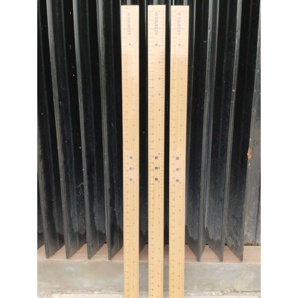 Jual PENGGARIS KAYU PANJANG 1 METER | Shopee Indonesia