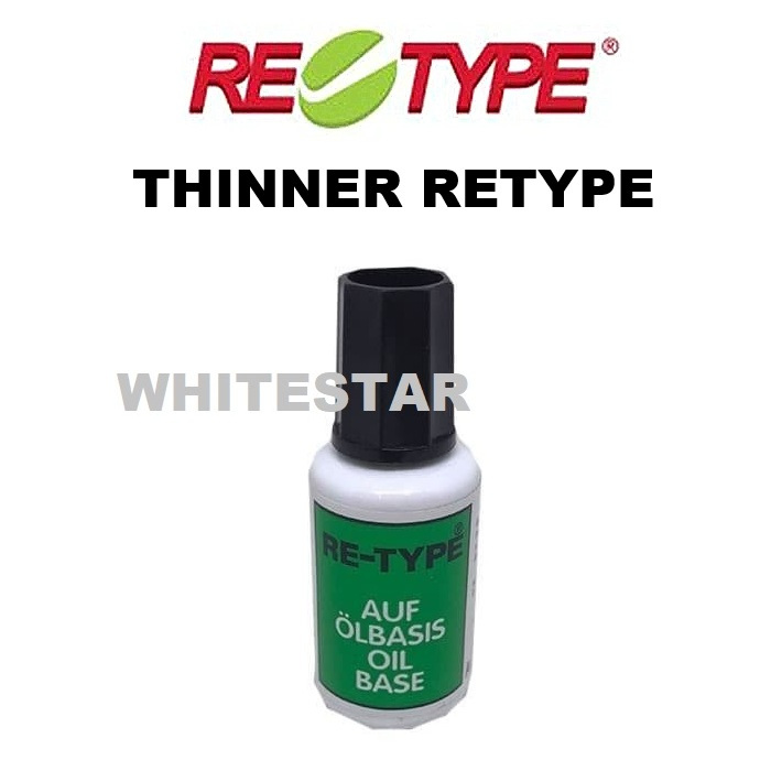 Jual cairan thinner/ pengencer retype correction fluid / tip ex re-type ...