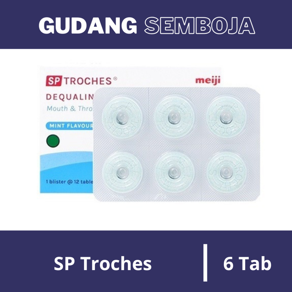 Jual SP Troches Rasa Mint Strip Isi 6 Tablet Hisap / Permen Pelega ...