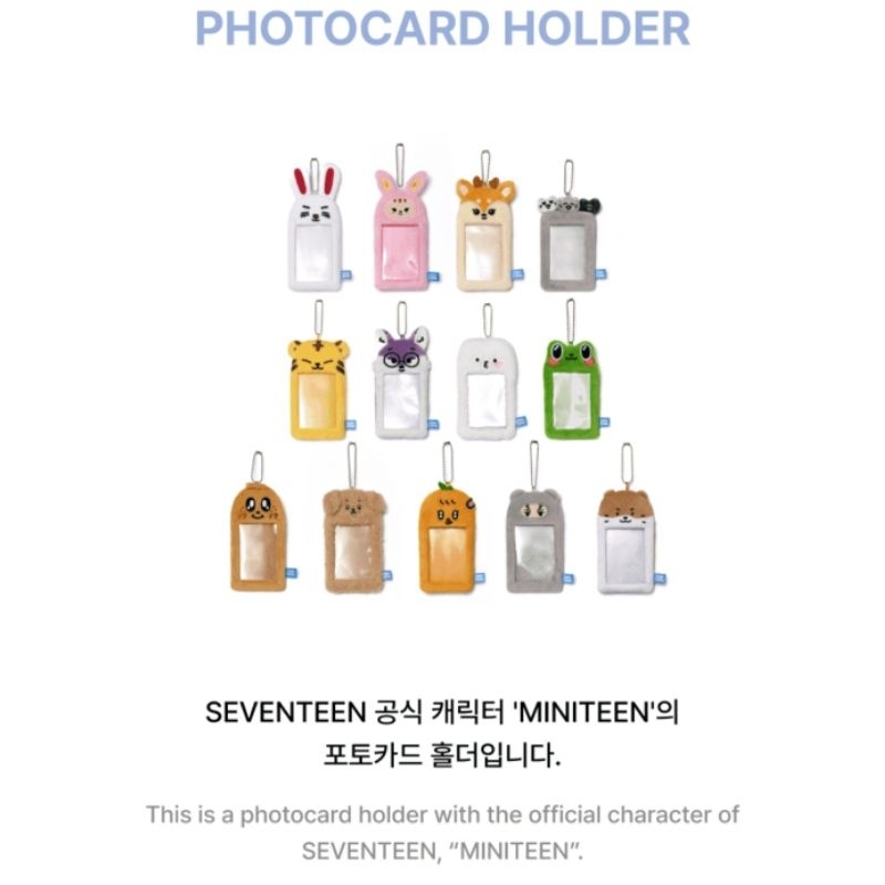 Jual [READY STOCK] SEVENTEEN - Official Miniteen Photocard Holder Cahol ...