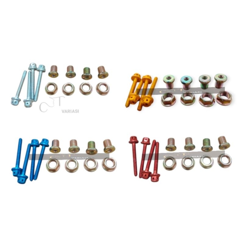 Jual Baut Visor Set Mur Baut Dan Mur Windshield Probolt Nmax Old Nmax ...