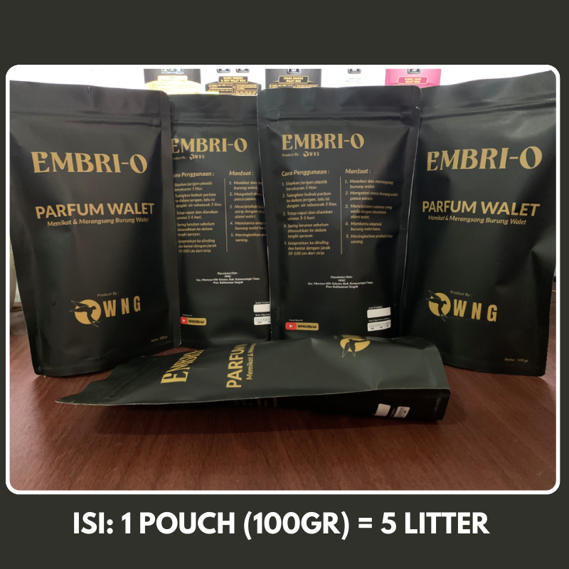 Jual Parfum Walet Premium EMBRI-O WNG 100gr - Aroma Perangsang Burung ...