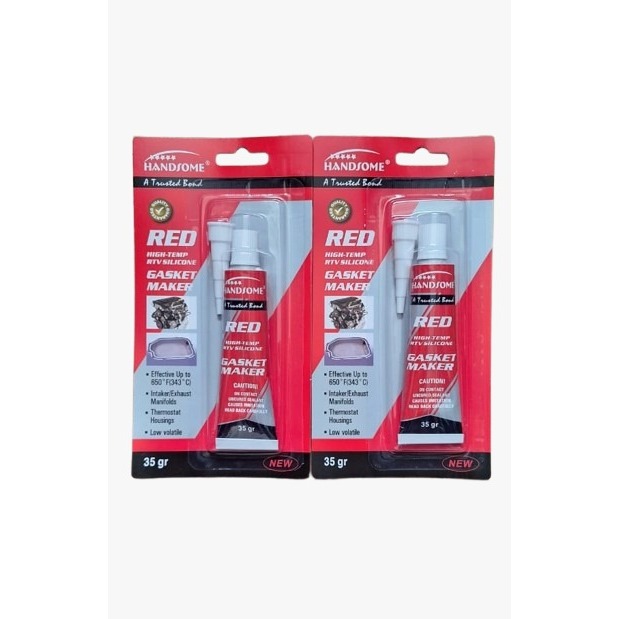 Jual Aneka - Lem Sealant 30gr Red Silicone High Temp Tahan Panas Lem ...