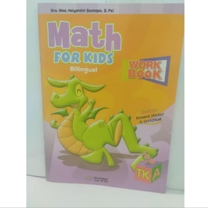 Jual BUKU ANAK TK A MATH FOR KIDS BILINGUAL WORK BOOK | Shopee Indonesia