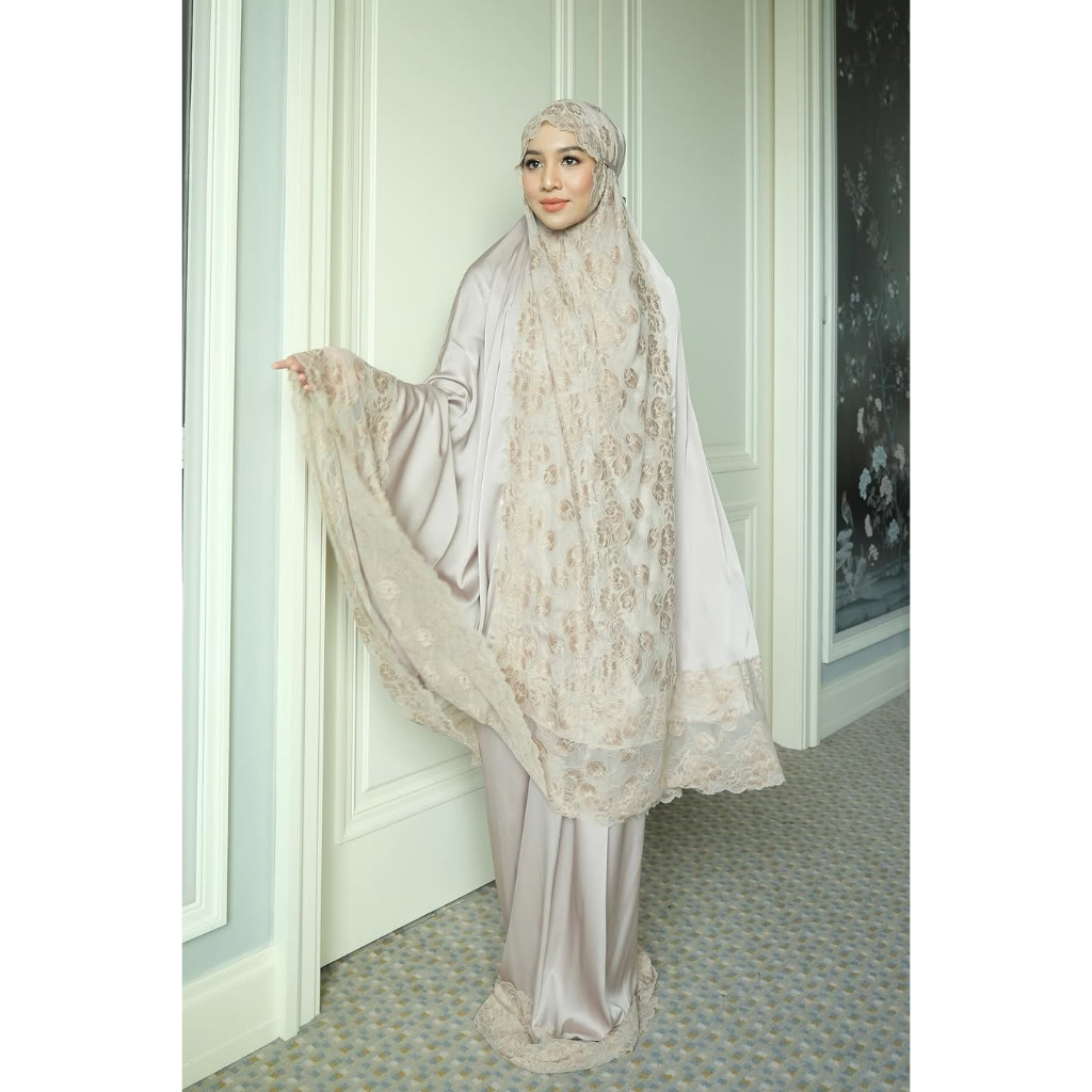 Jual GONEGANI OFFICIAL - Mukena Motif Renda Zahra Mukena - Coksu ...