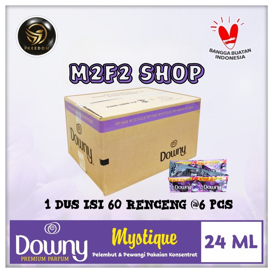 Jual Downy Premium Parfum Mystique Softener | Pelembut & Pewangi Pakaian Konsentrat Sachet - 24 ...