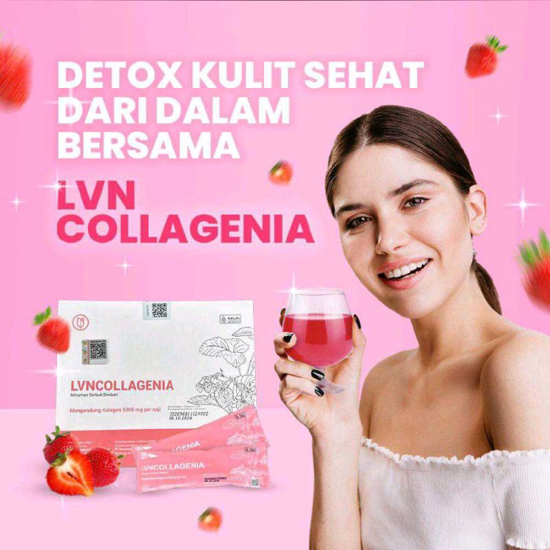 Jual Lvncollagenia Minuman Serbuk Collagen Rasa Stroberi | Shopee Indonesia