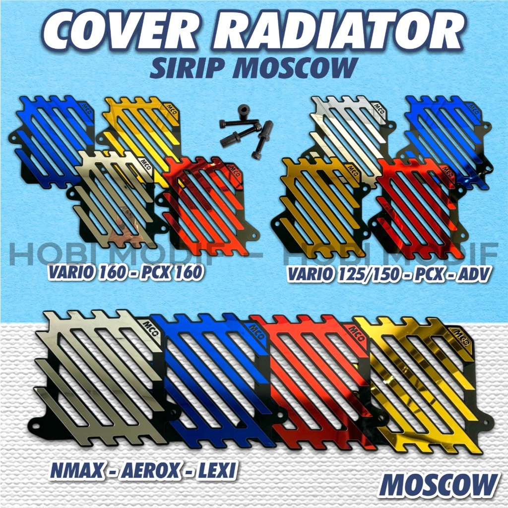 Jual COVER RADIATOR SIRIP MCO MERK MOSCOW FREE BAUT BOSH PEMASANGAN ...