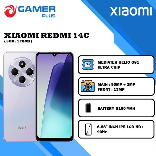 Jual XIAOMI Redmi 14C ( 6GB/128GB ) | GARANSI RESMI | Shopee Indonesia