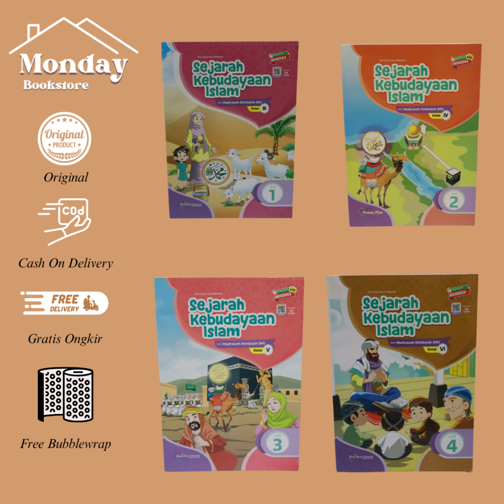 Jual PUSTAKA MULIA - Sejarah Kebudayaan Islam Kelas 3,4,5,6 MI Kurikulum Merdeka | Shopee Indonesia