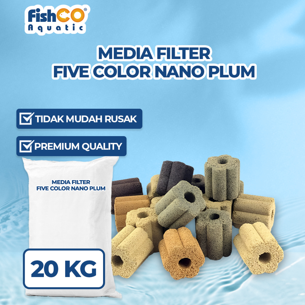 Jual MEDIA FILTER/RUMAH BAKTERI/SARANG BAKTERI/FIVE COLOE NANO PLUM ...