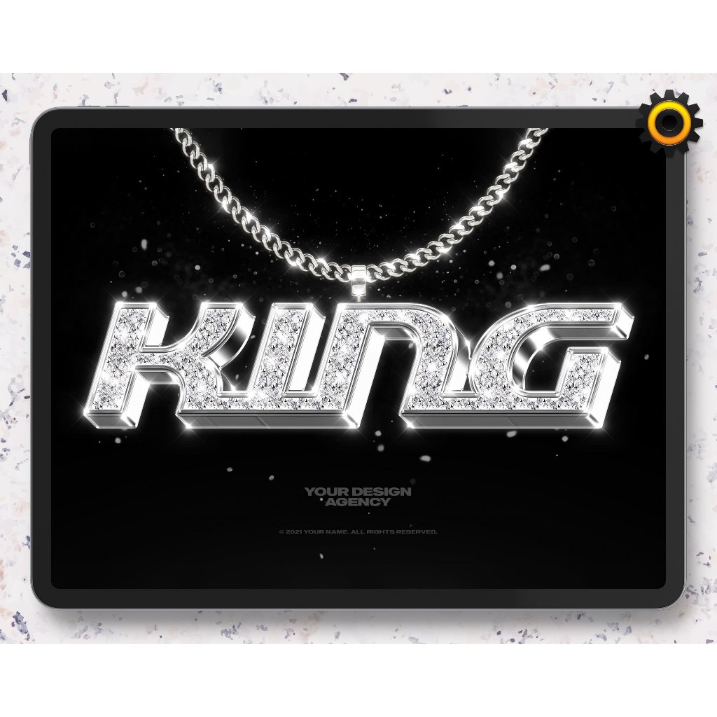 Jual Photoshop Template - Bling Bling Text-and Logo Effect Vol. 4 ...